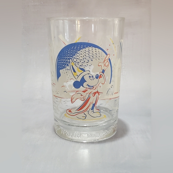 Disney | Dining | Walt Disneys 25th Anniversary Commemorative Glass ...